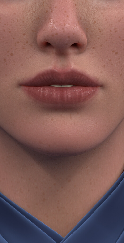 Human Lips Texture