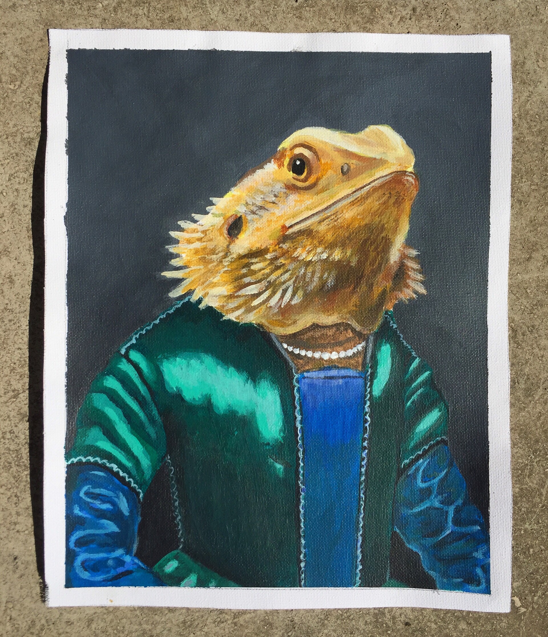 Lizard Painting