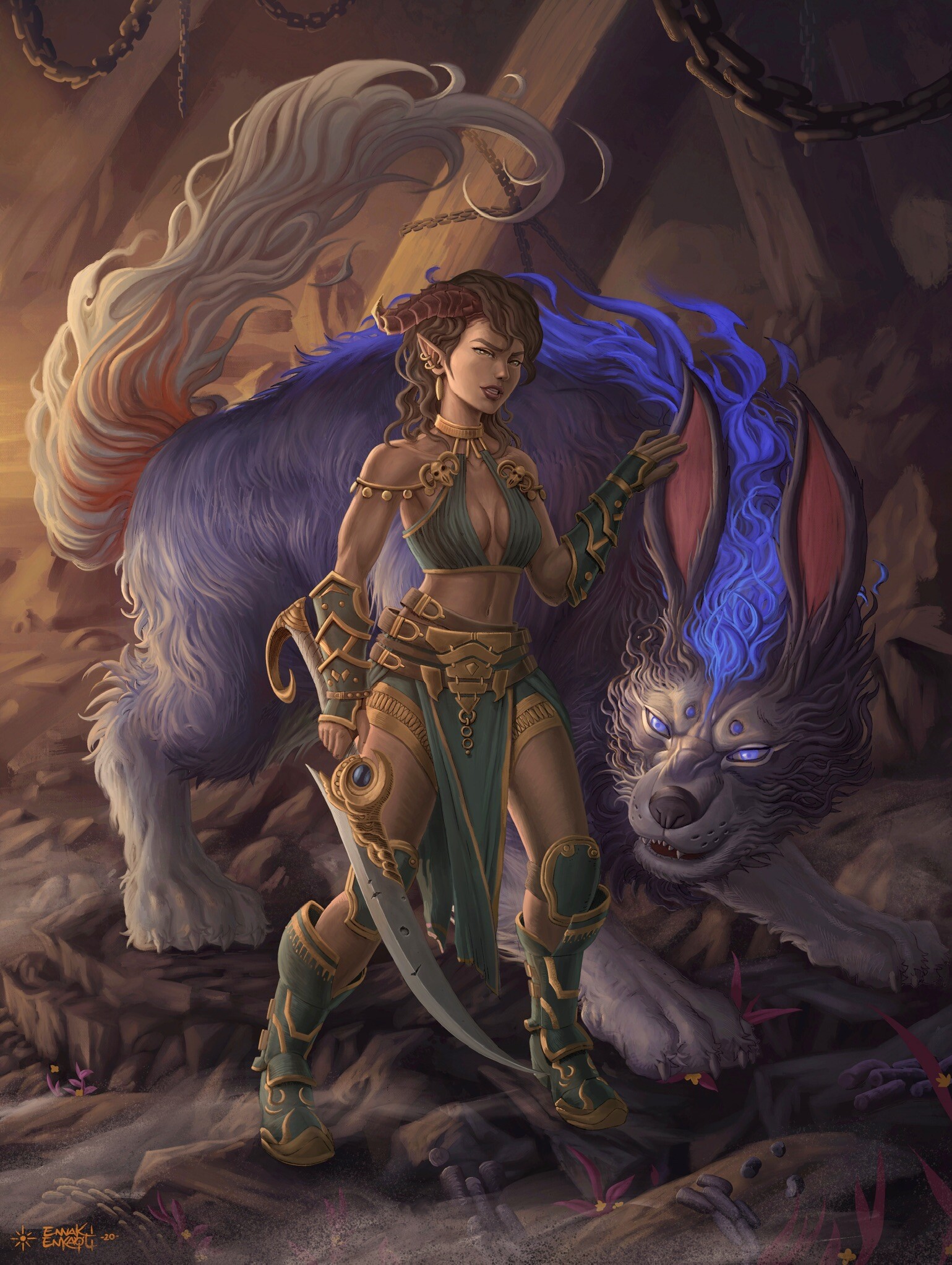 Asher’s first hunt by Envak Enkaqti : r/ImaginaryBeasts