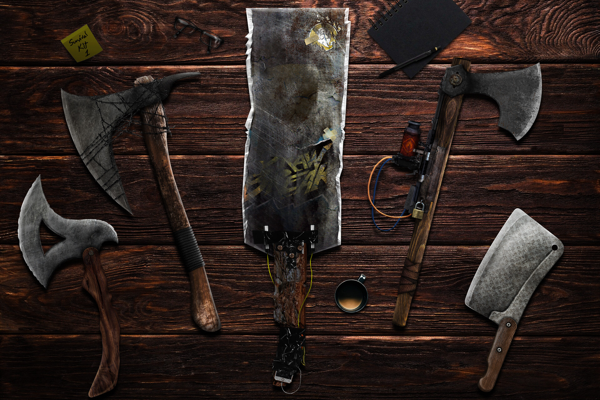 ArtStation - Hand made weapons