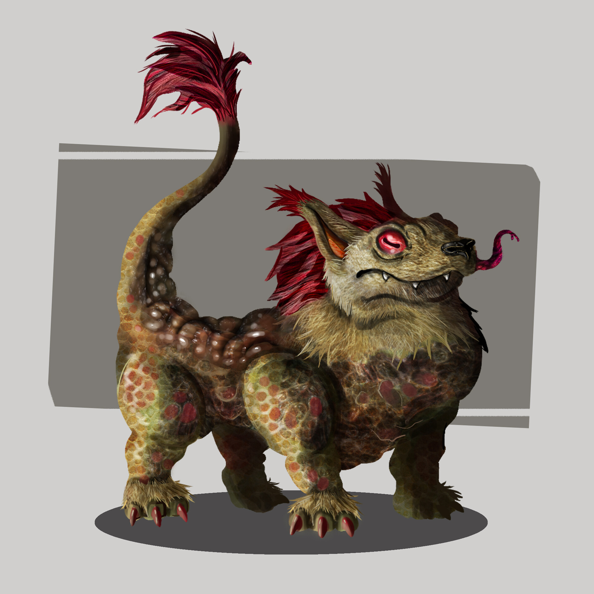 ArtStation - Mutated dog