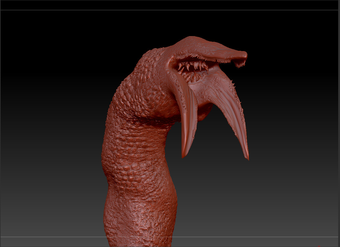 ArtStation - Quick Sculpt of Gravemind from Halo