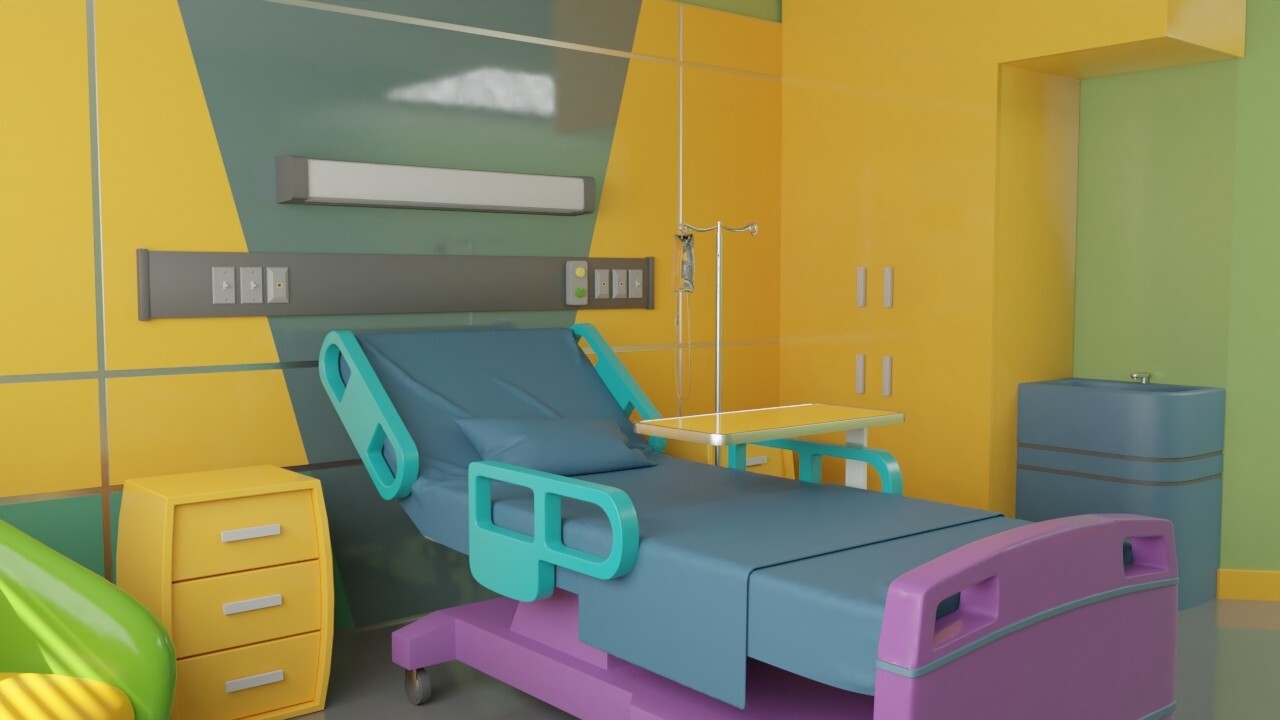 Animated Hospital Room