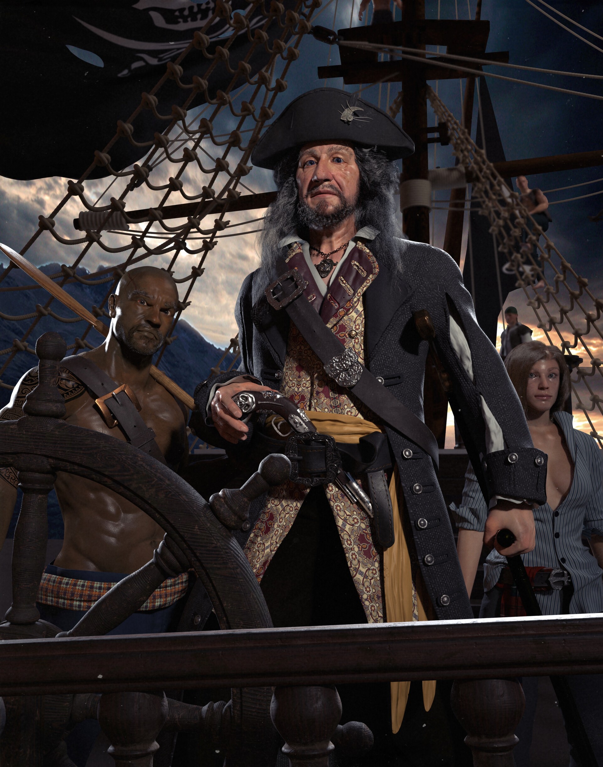 ArtStation - Pirate Captain