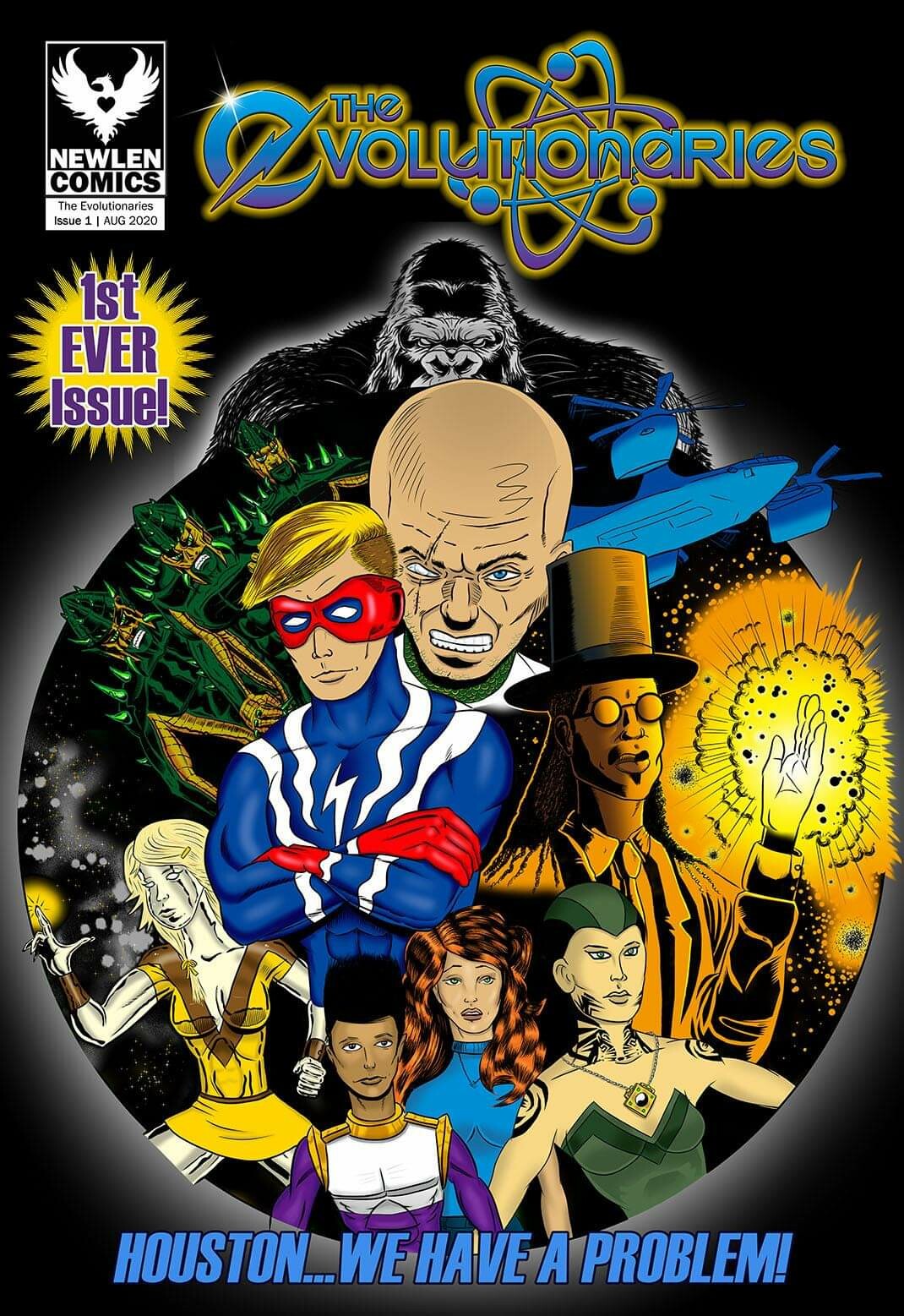 ArtStation - The Evolutionaries Issue 1 Cover