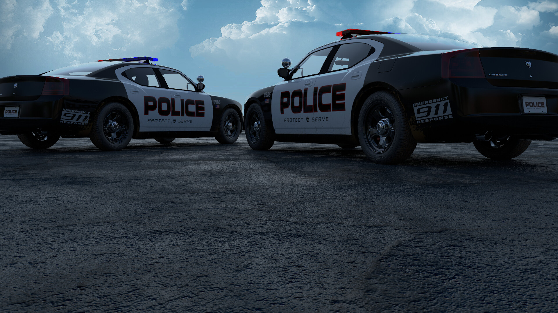 ArtStation - Cop car