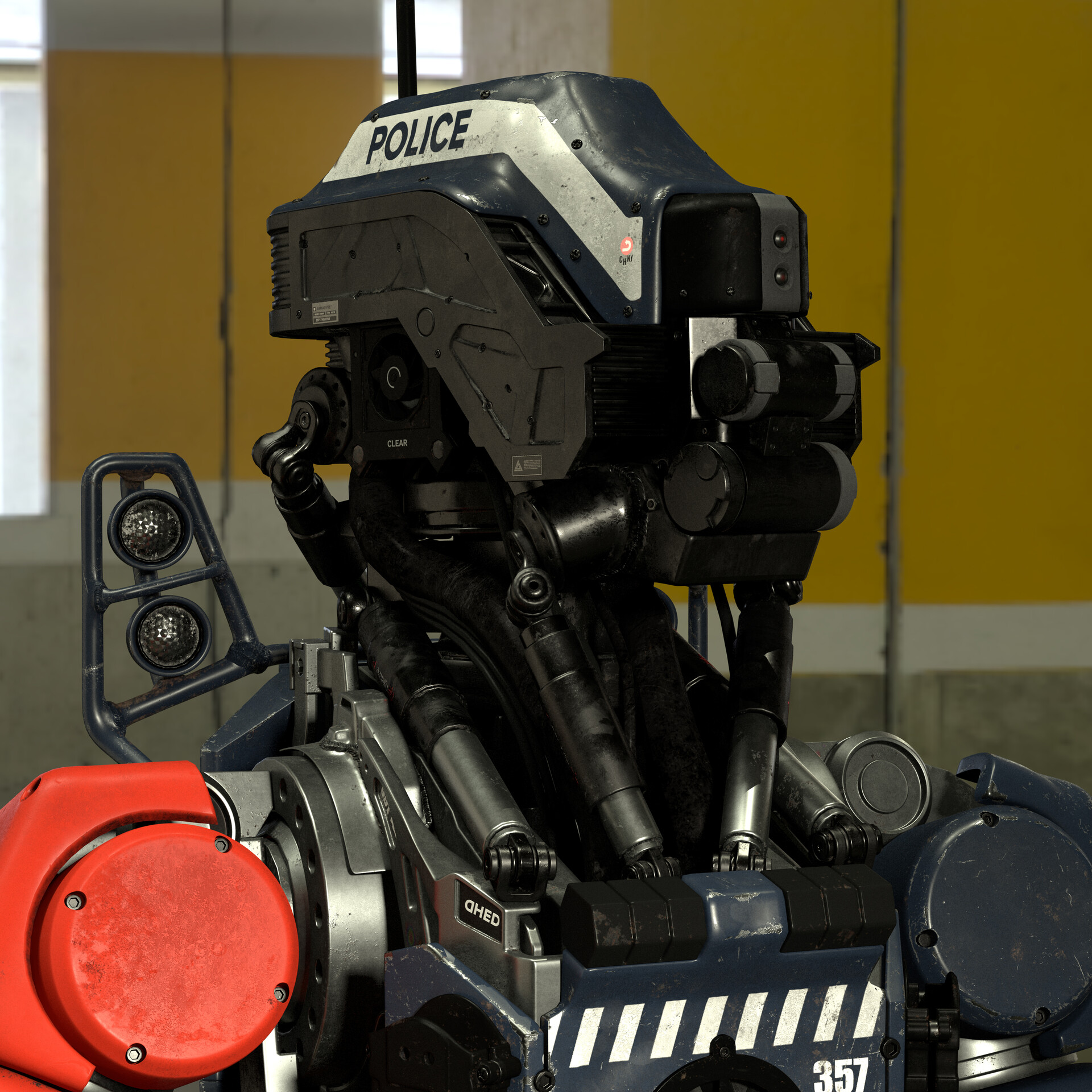 Elysium Police Robot