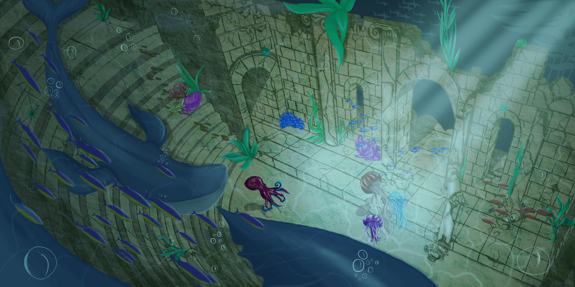 ArtStation - Underwater Amphitheater