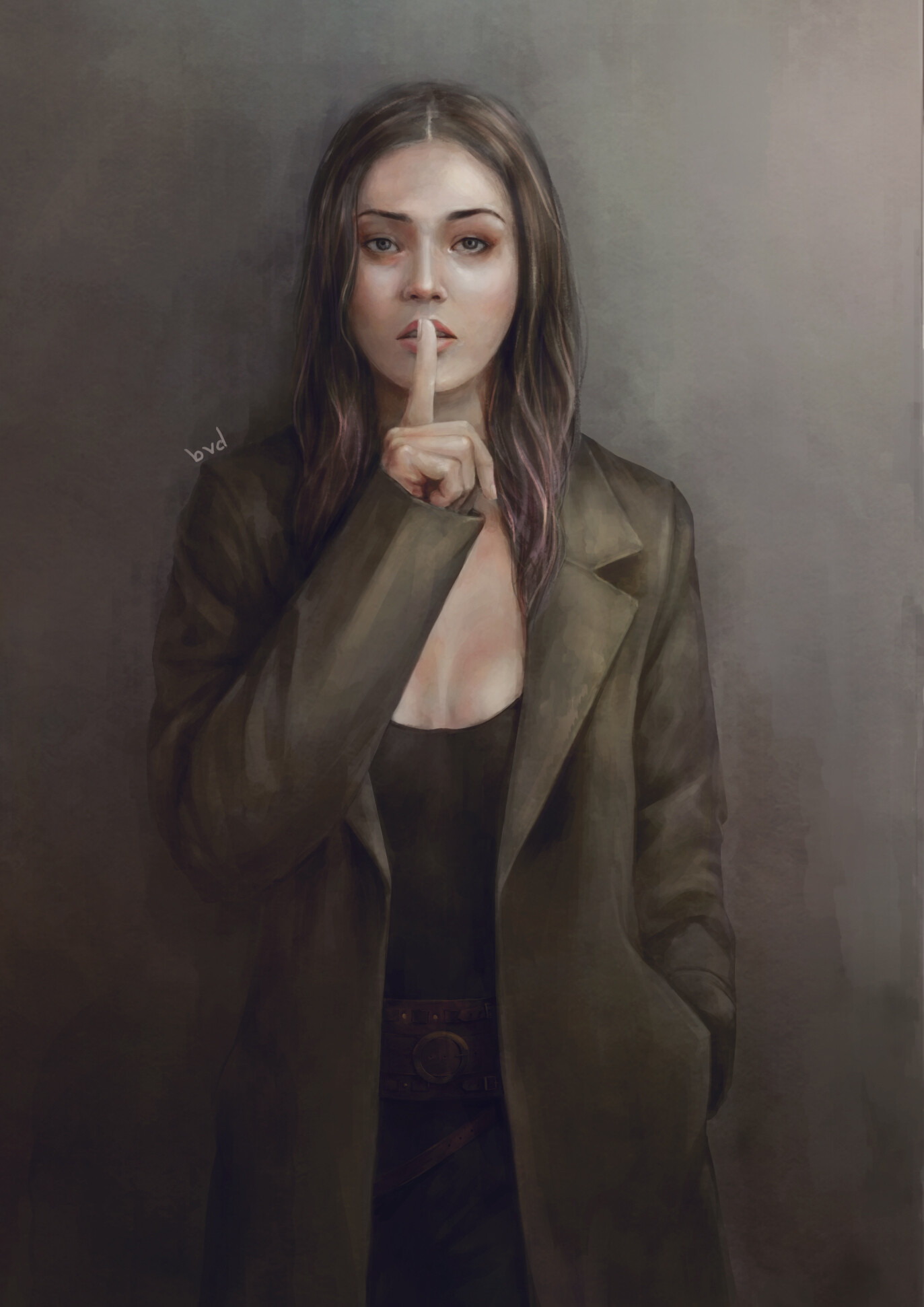 ArtStation - silent girl