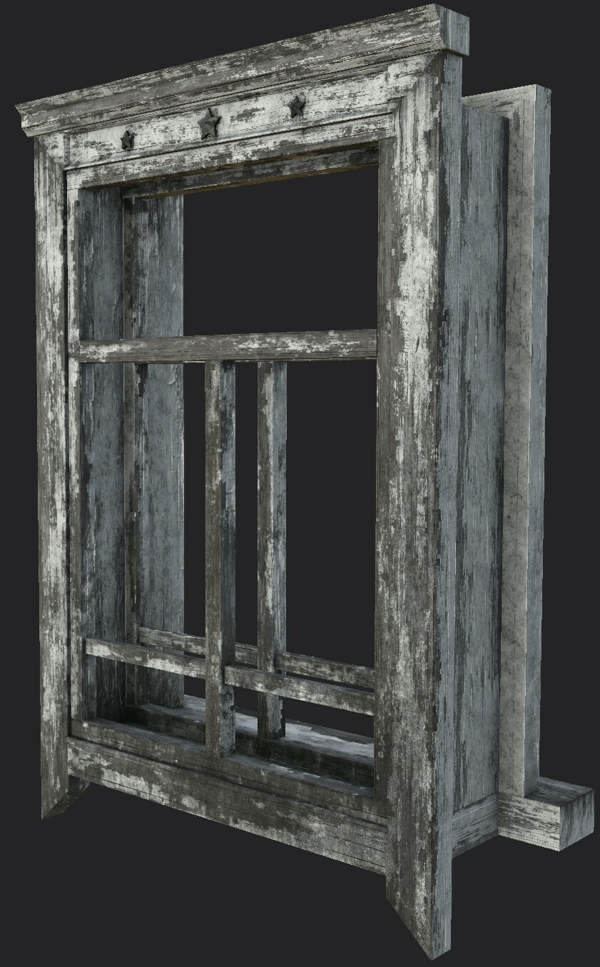 ArtStation - Chernobyl Cabin Window Frame