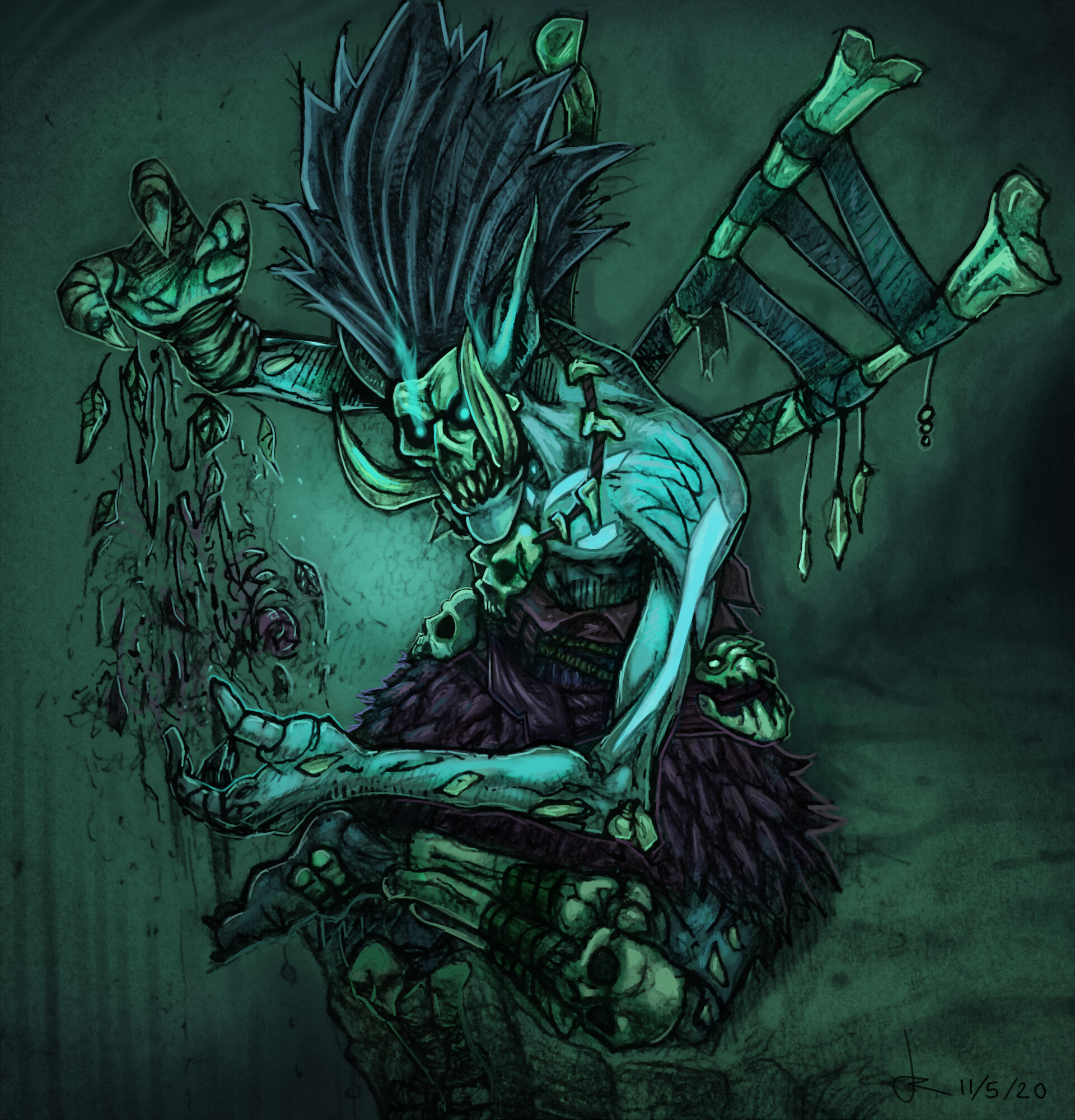 ArtStation - Bwonsamdi The Loa of Death