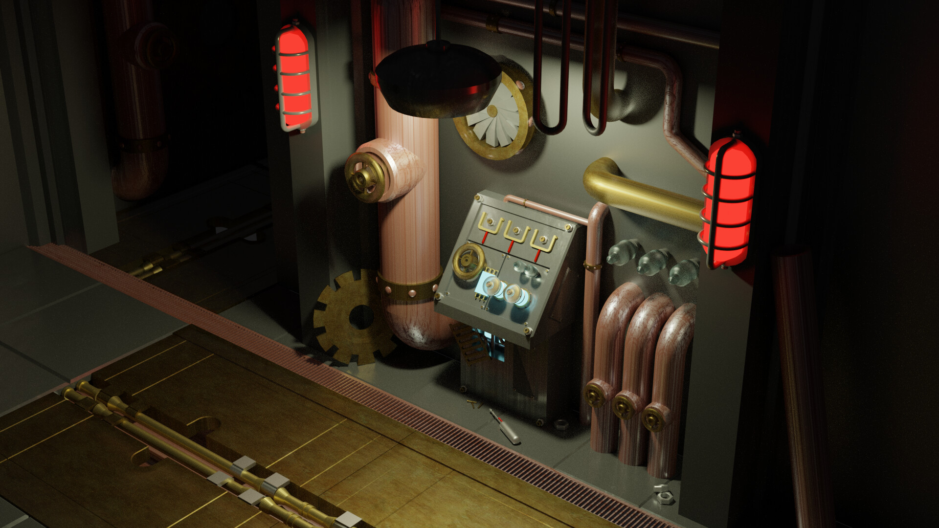 ArtStation - Steampunk Valve Controller