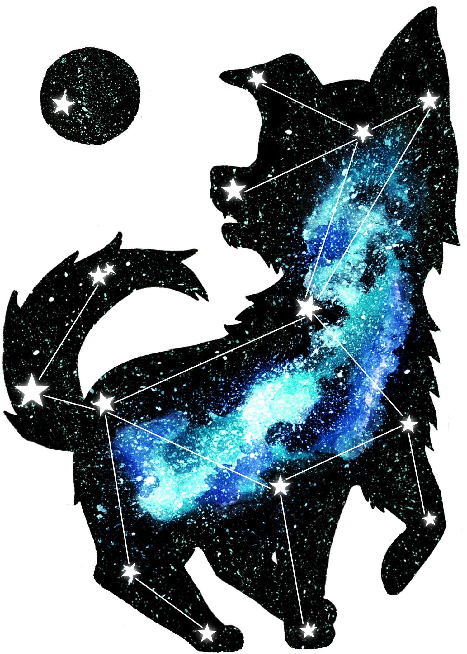 ArtStation - Dog Constellation Print