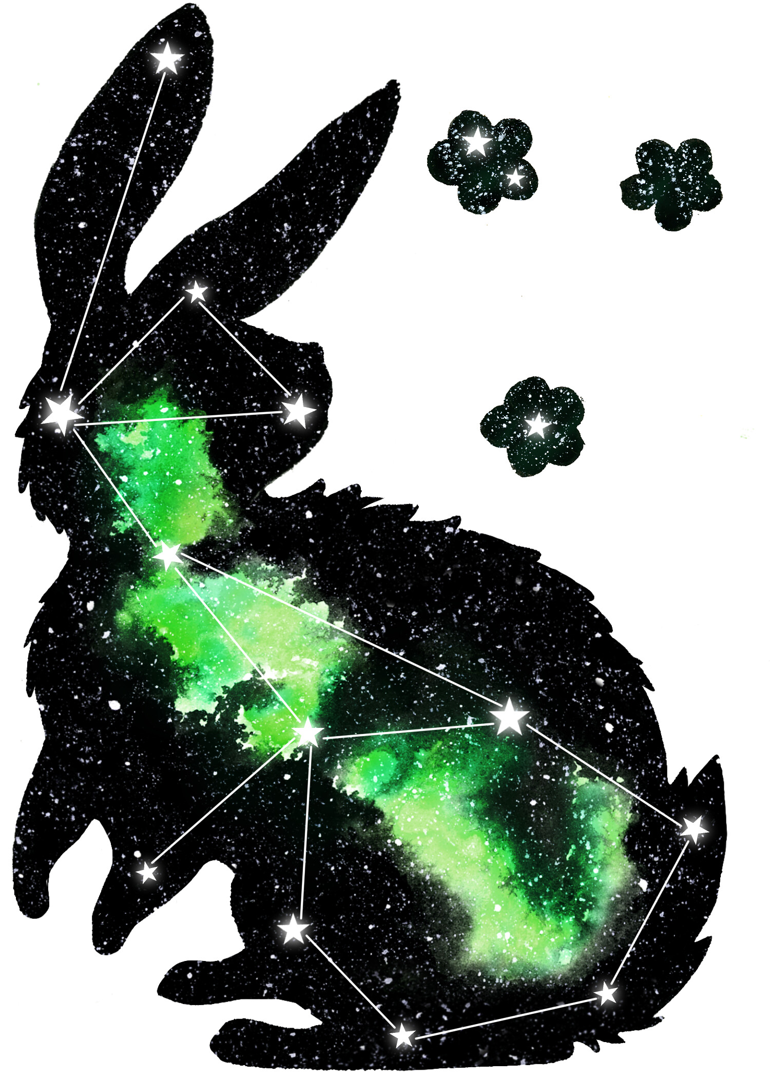 ArtStation - Rabbit Constellation Print