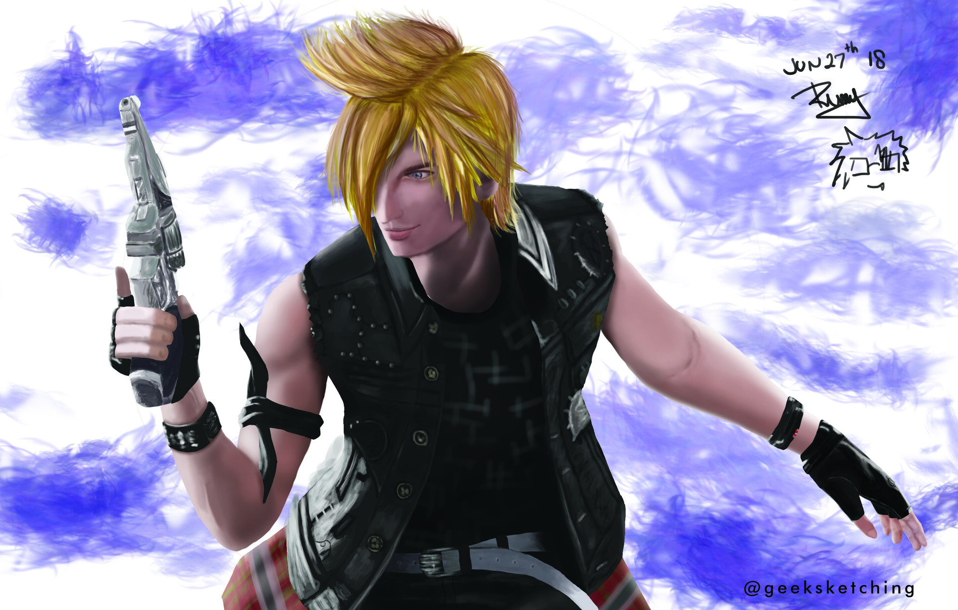 ArtStation - Prompto Argentum (Fan Art!)