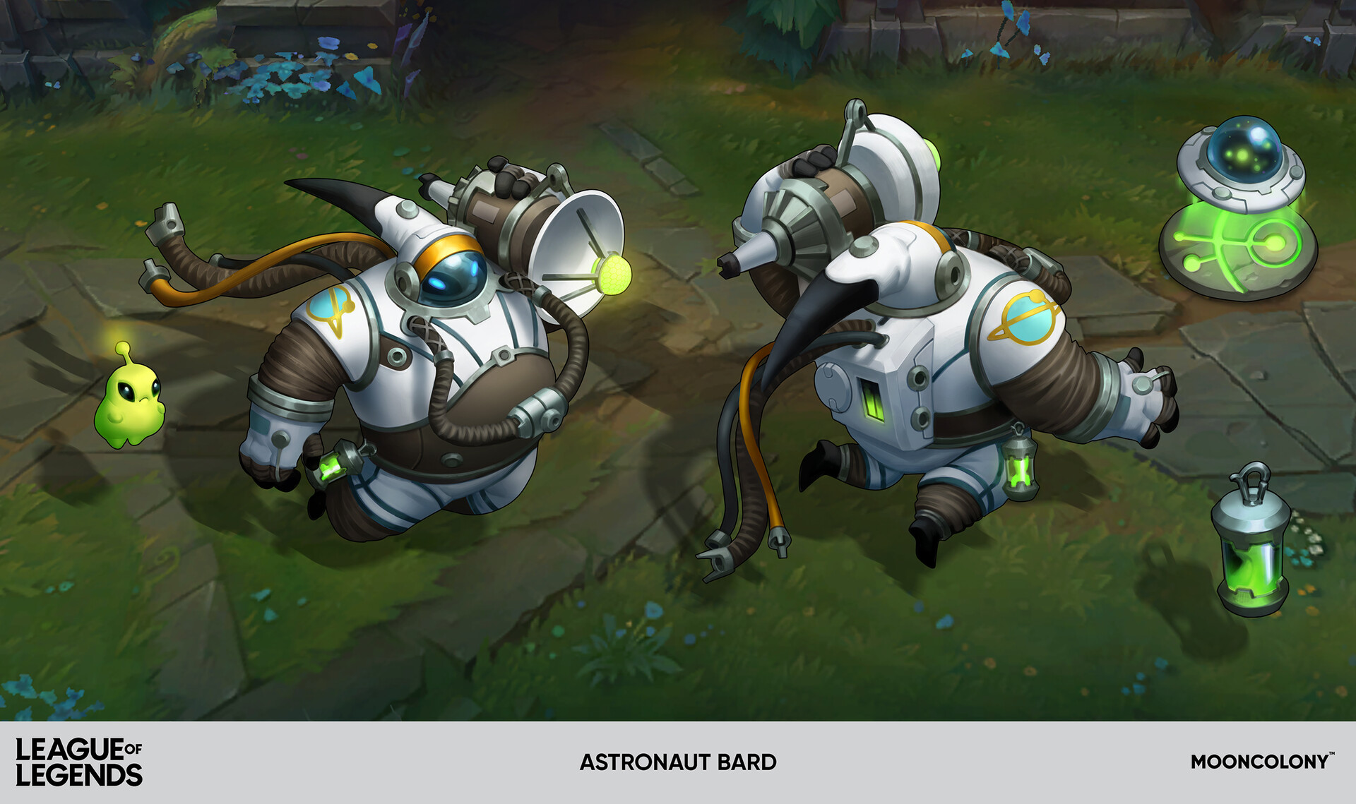 Mooncolony - League of Legends | Astronaut Bard