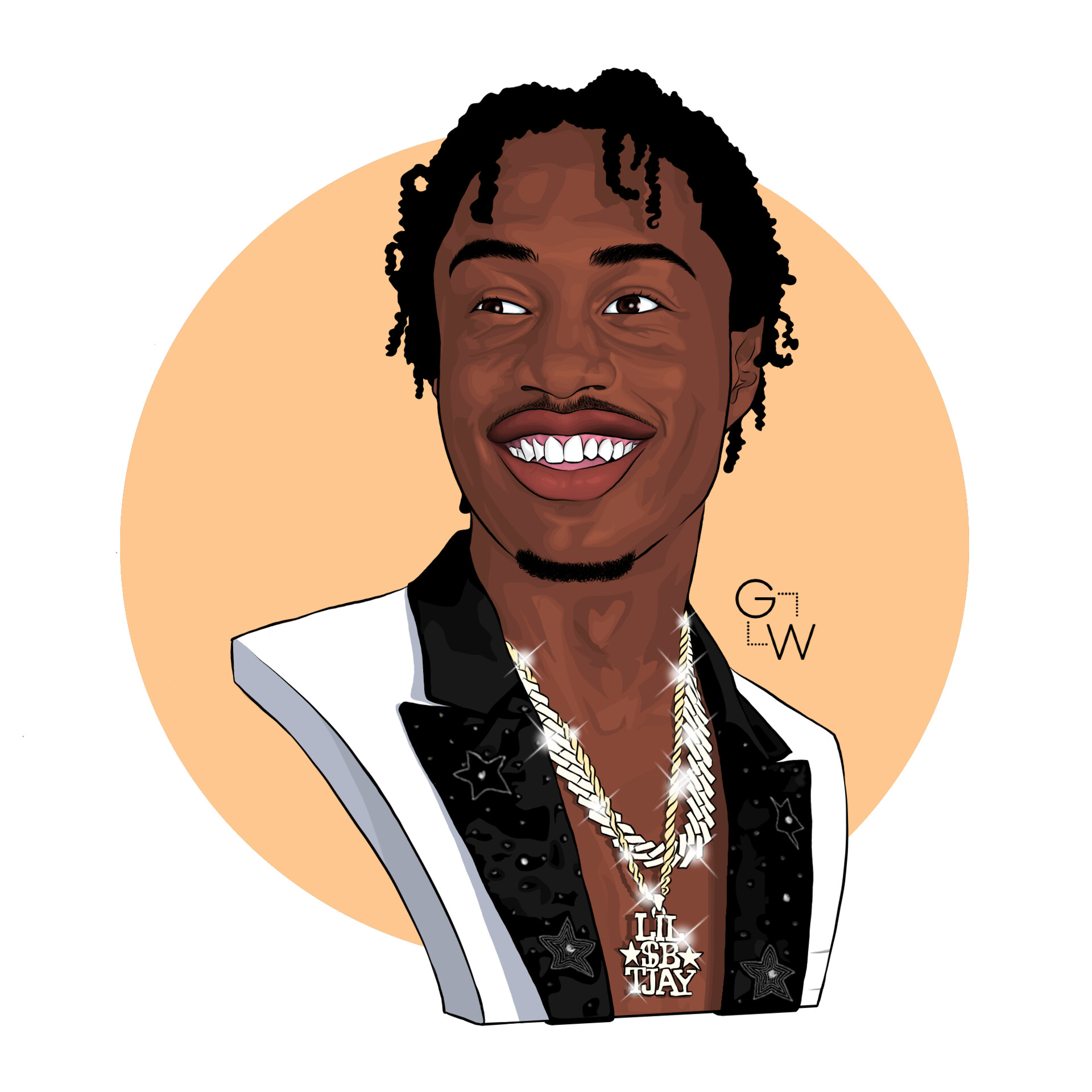 ArtStation - Cartoonized Lil Tjay