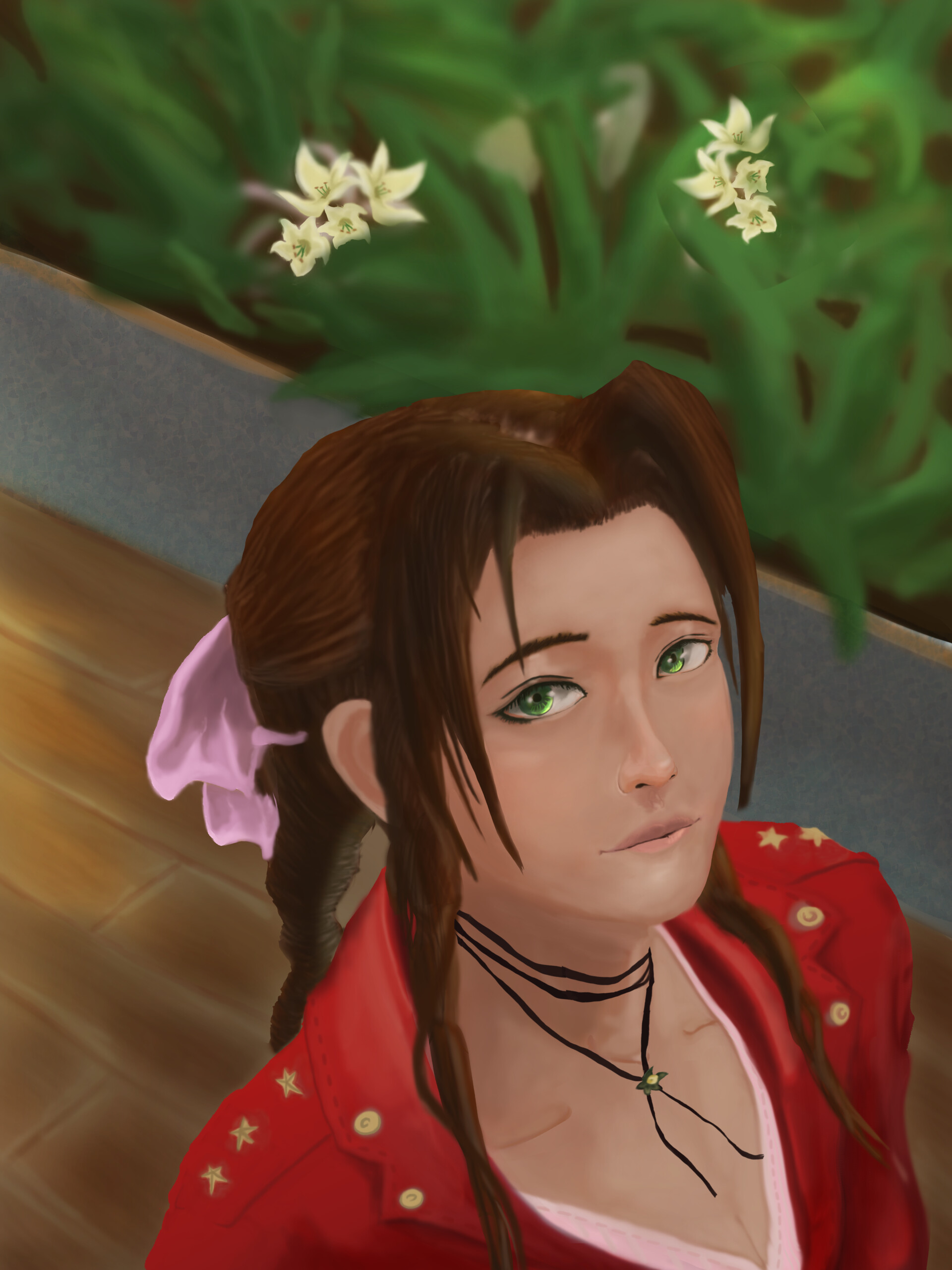ArtStation - Aerith from FF7