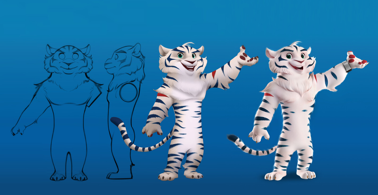 Milad Bahari - Razi Insurance Mascot Design