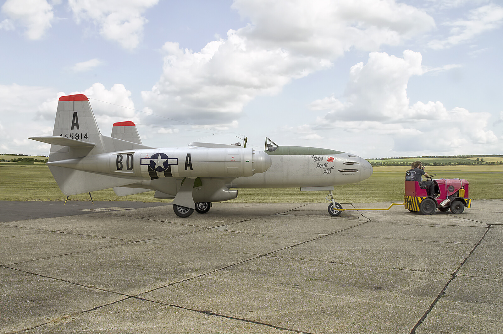 Dieselpunk alternative history artwork by SBD - North American P551