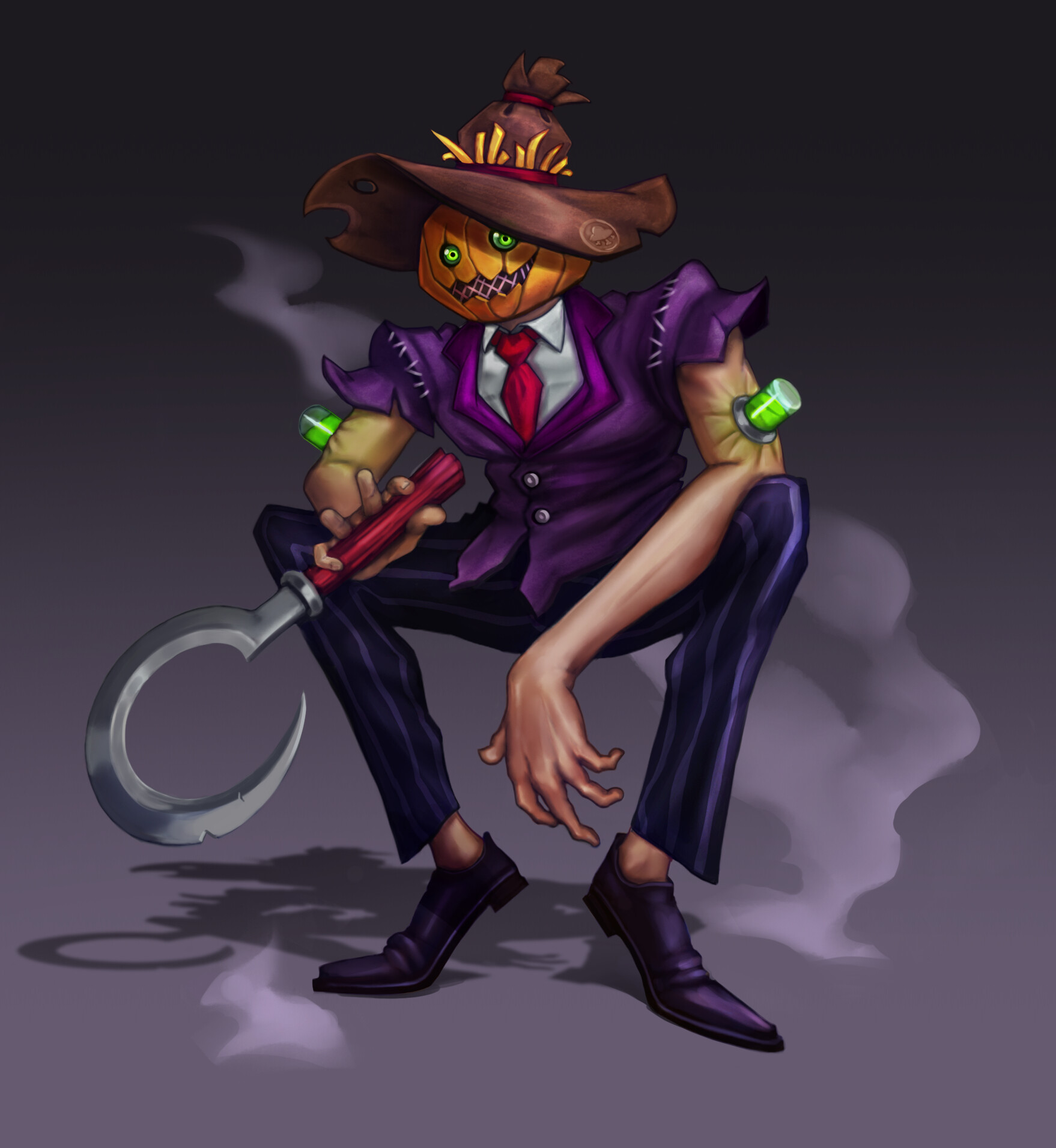 ArtStation - Evil pumpkin boss