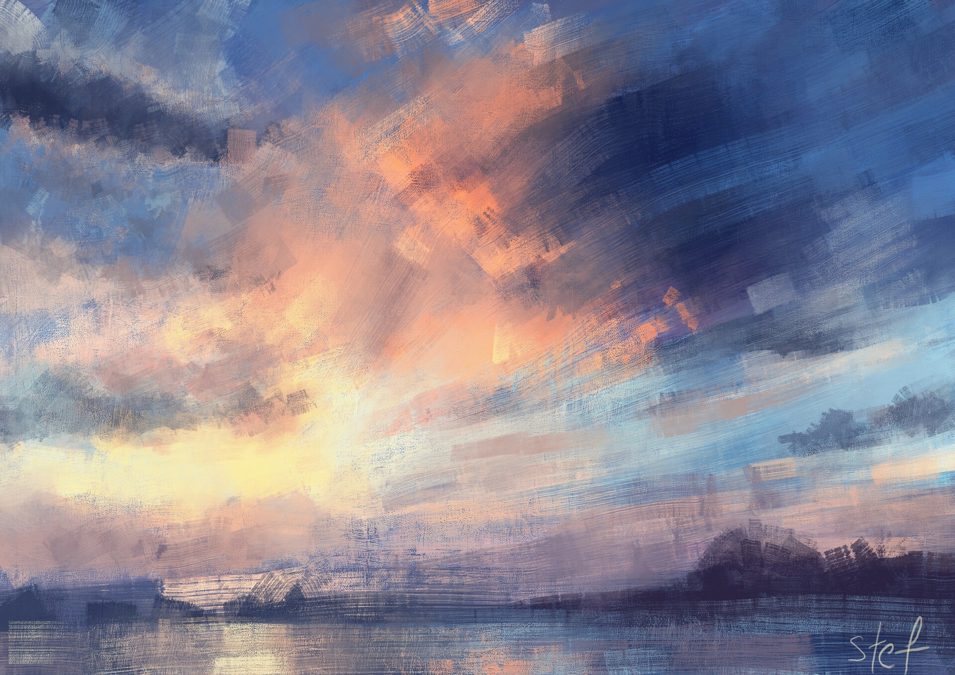 ArtStation - Sunset's colors