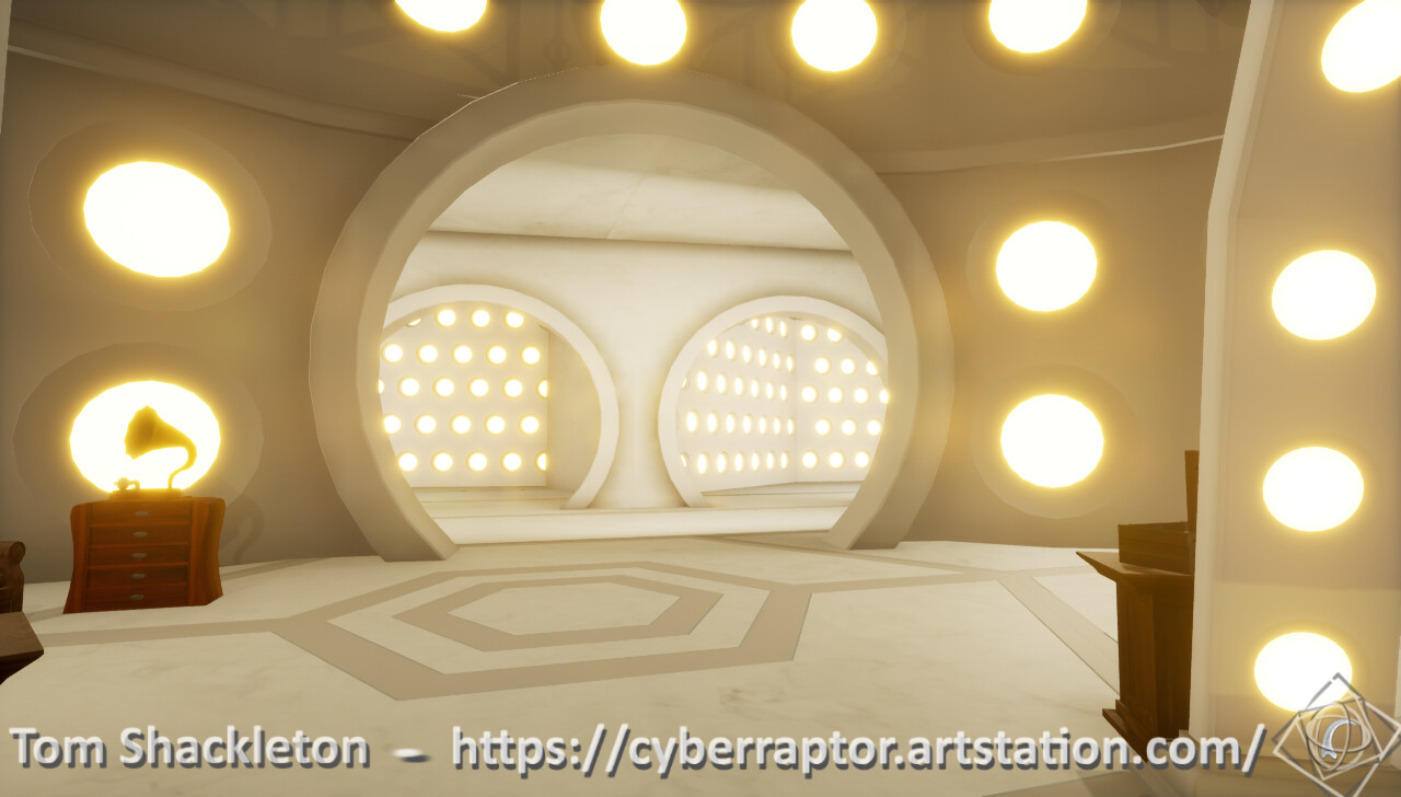 Tom Shackleton - Titan comics 7th doctors Tardis