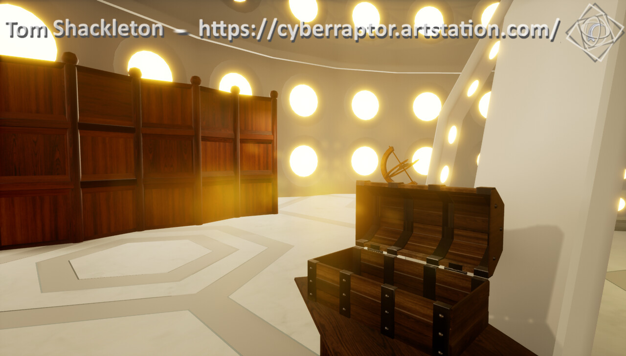 Tom Shackleton - Titan comics 7th doctors Tardis