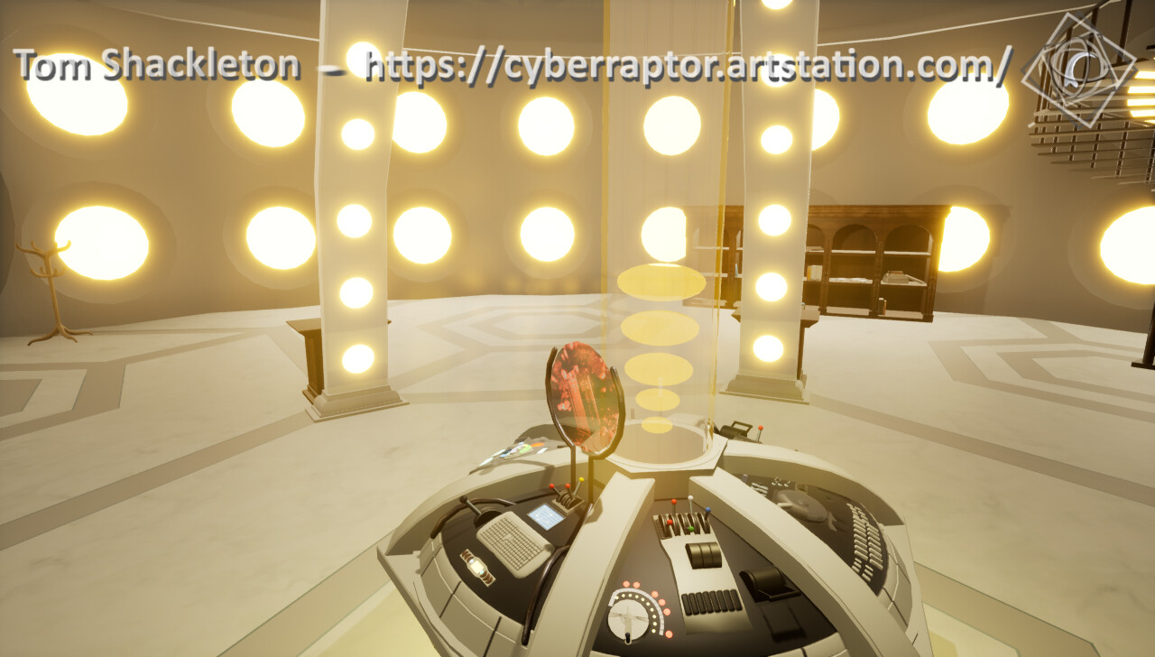 Tom Shackleton - Titan comics 7th doctors Tardis