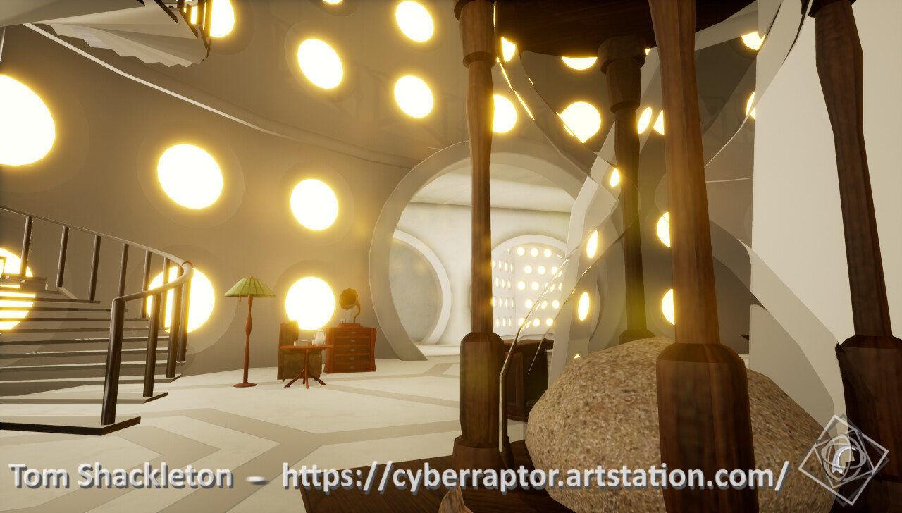 Tom Shackleton - Titan comics 7th doctors Tardis