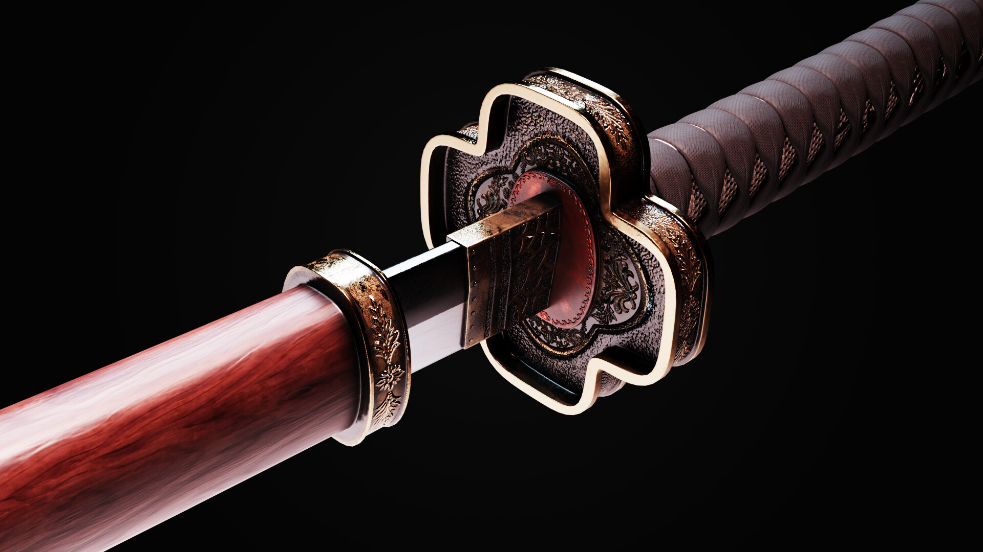 ArtStation - Japanese Tachi Sword