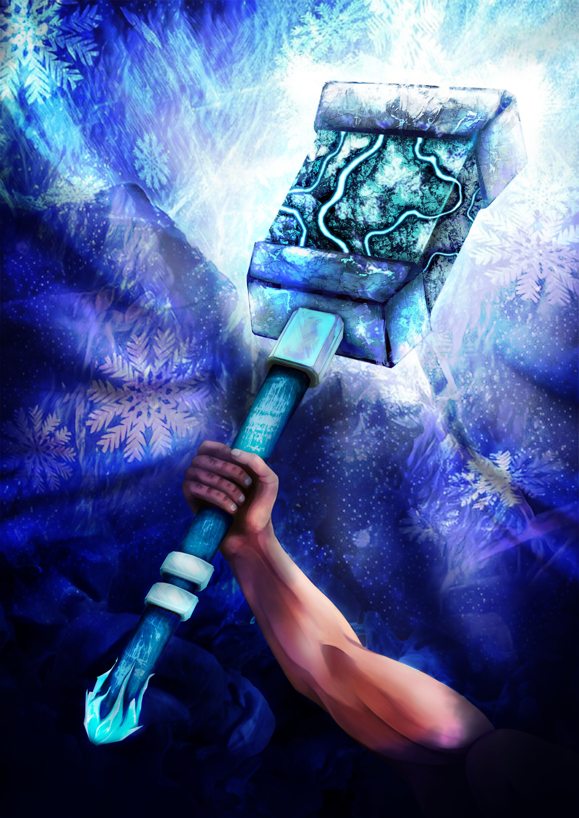 ArtStation - Freezing Hammer