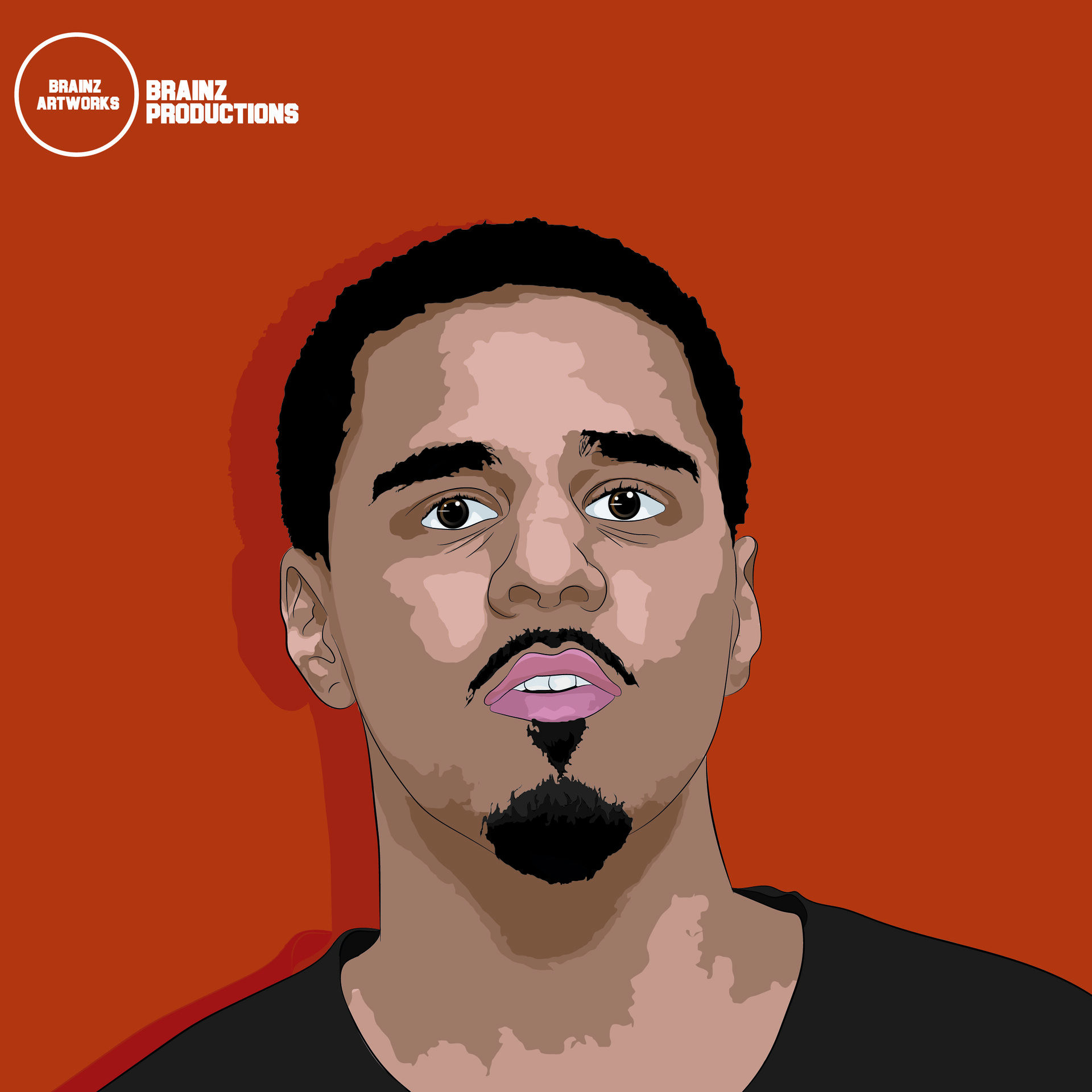 ArtStation - Cartoon picture of j cole
