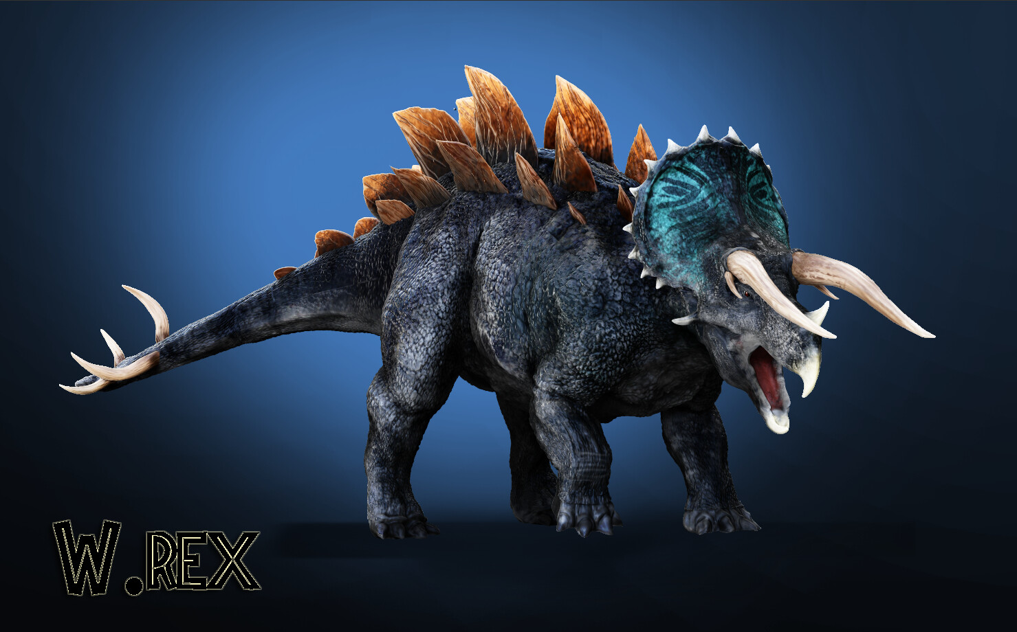 ArtStation - Stegoceratops Jurassic world