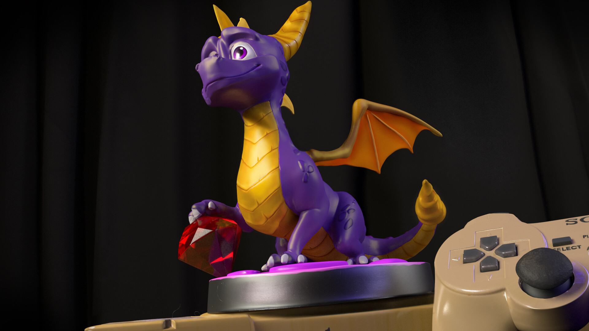 ArtStation - Spyro Still Life Project 2018