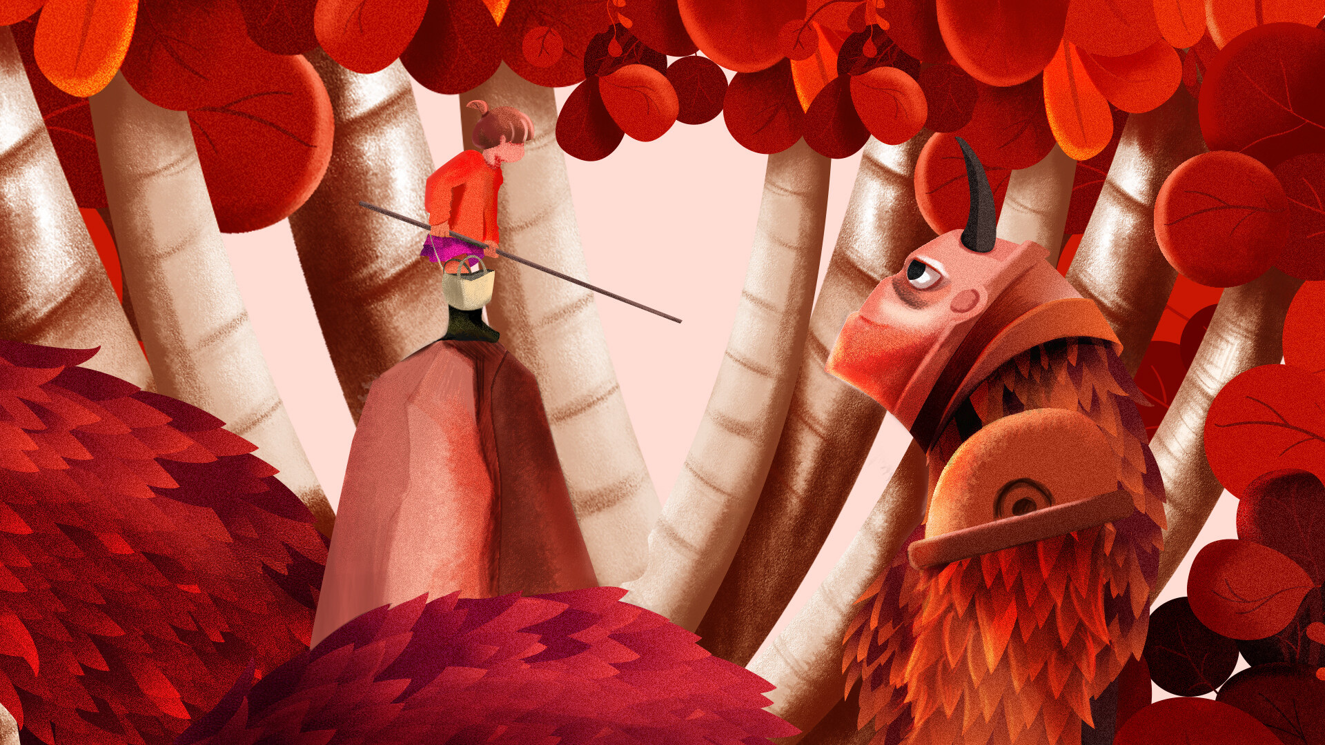 ArtStation - Dalia and the Monster