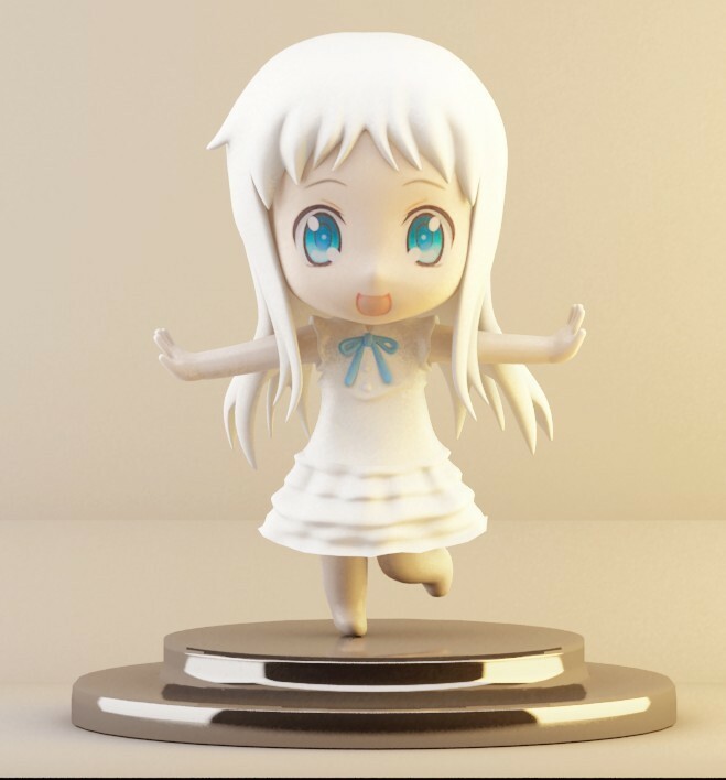 ArtStation - Menma from fan work