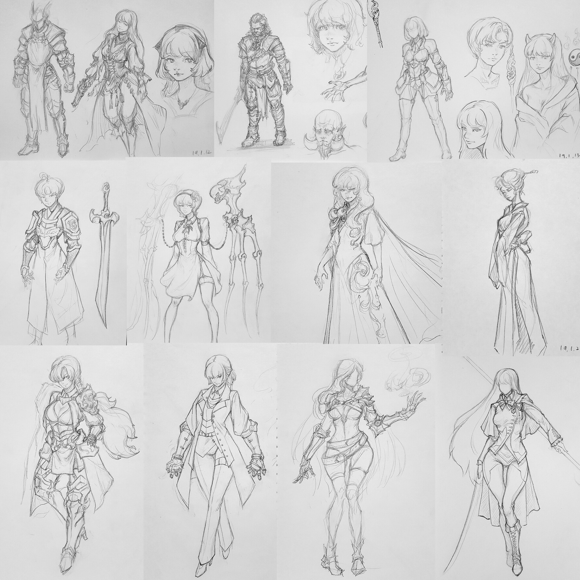 ArtStation - Character drawing