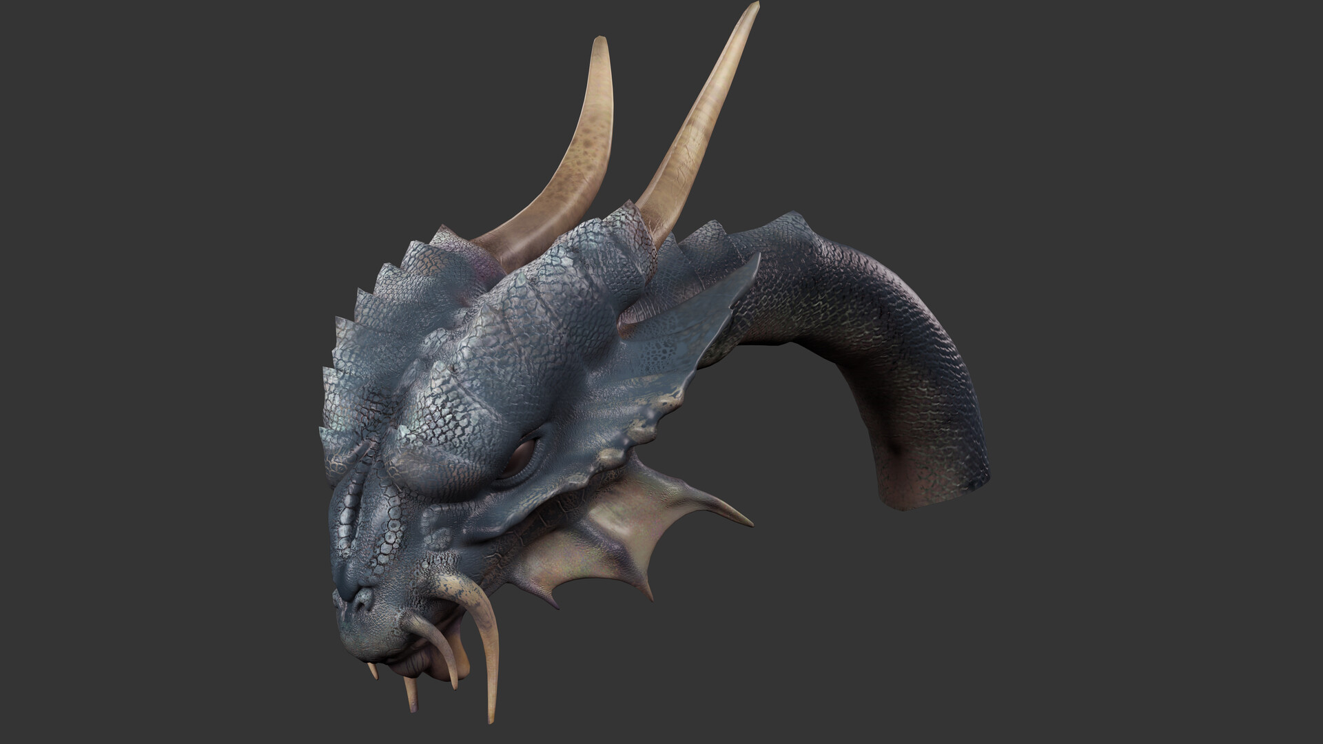 ArtStation - Dragon head