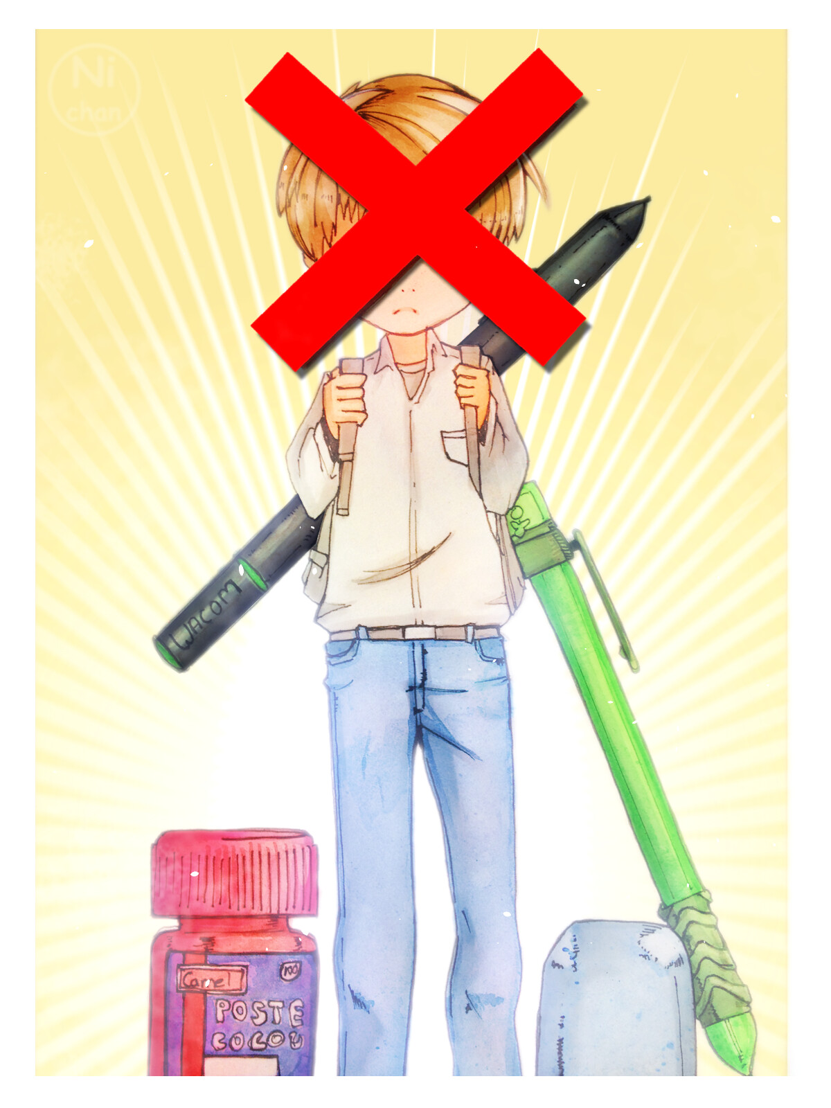 ArtStation - cross on face