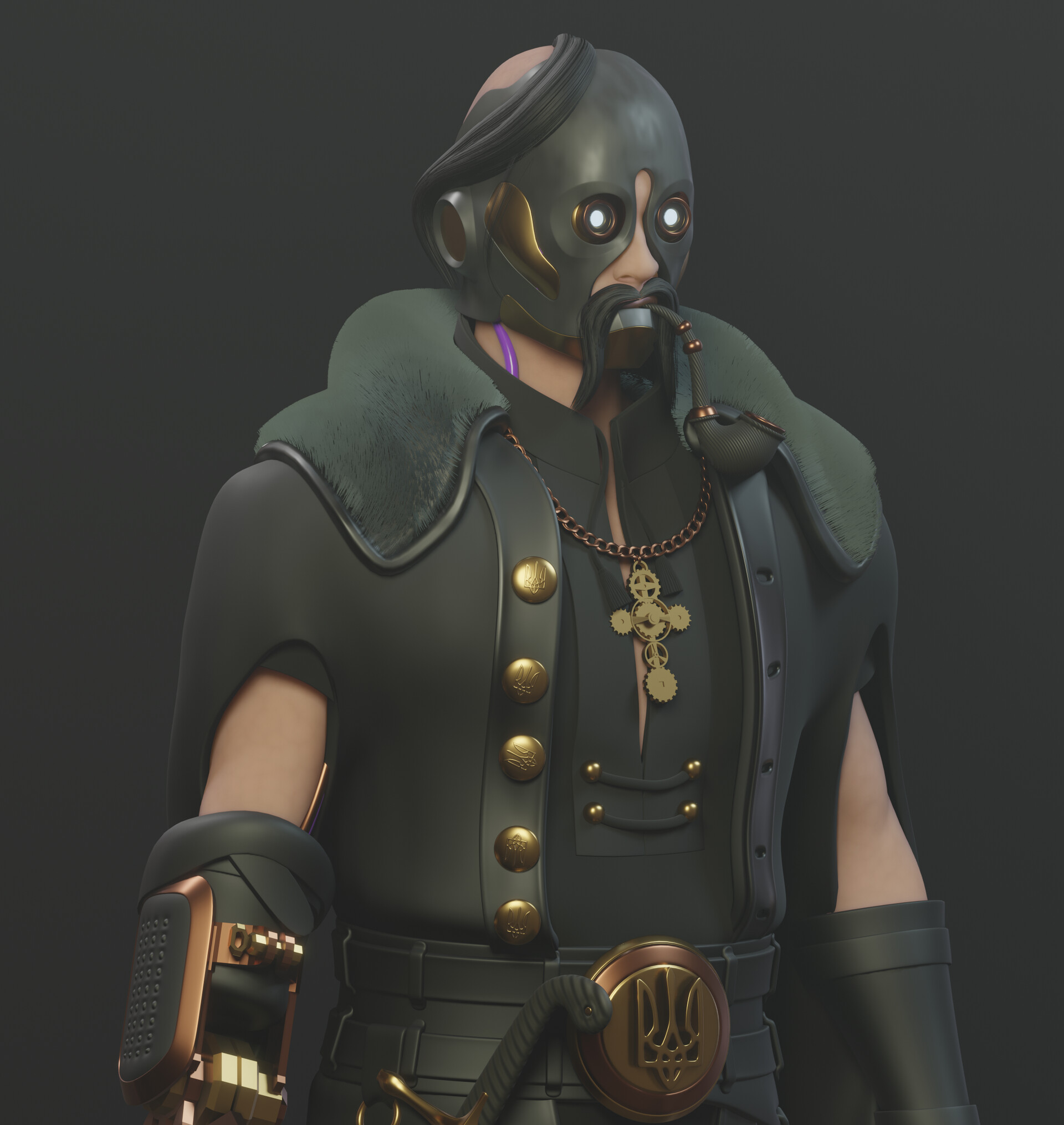 ArtStation - Steampunk Cossak