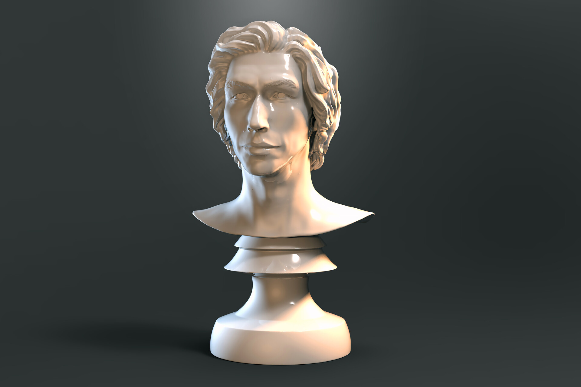 ArtStation - Adam Driver Bust