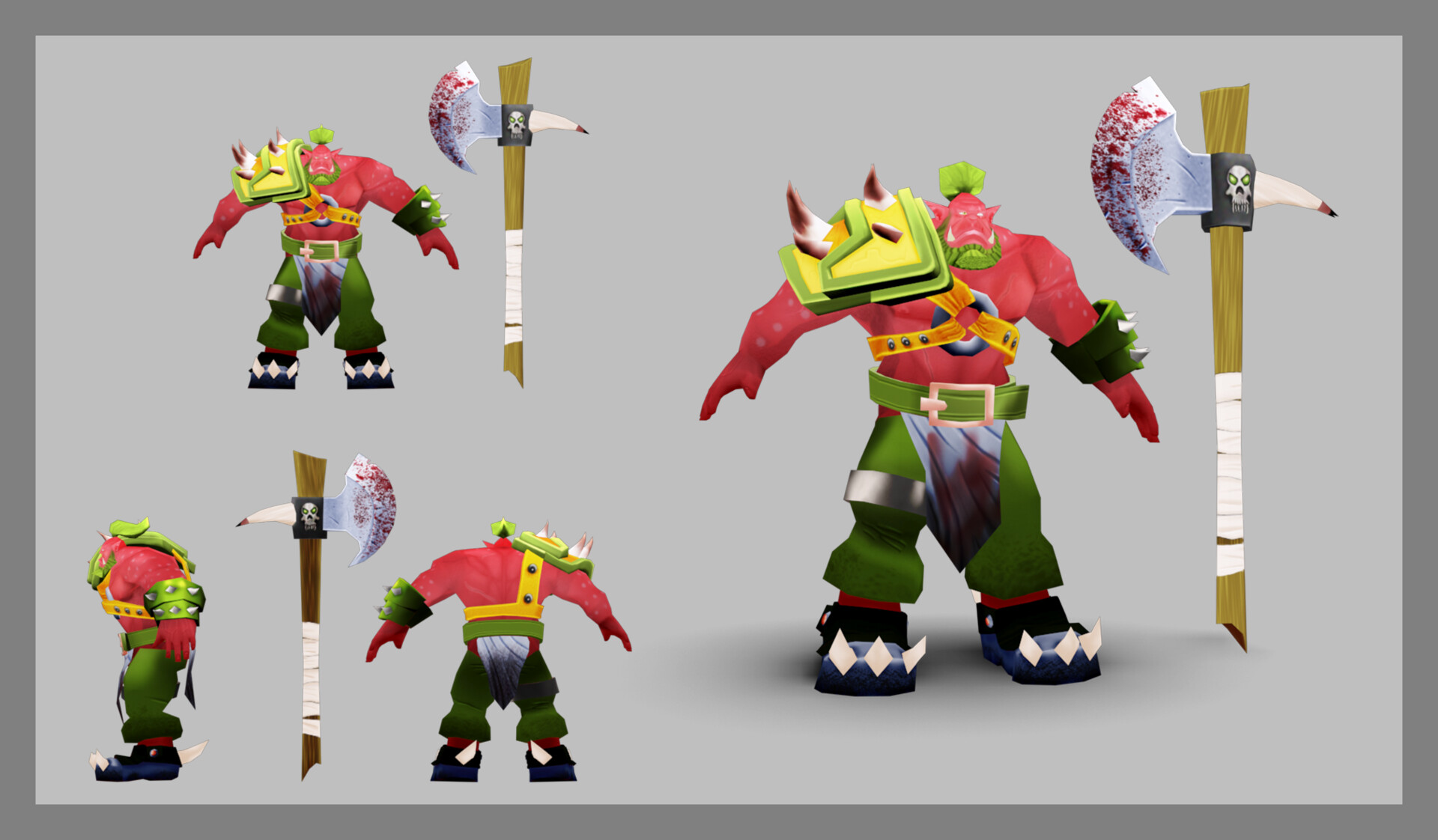 ArtStation - Textured Orc