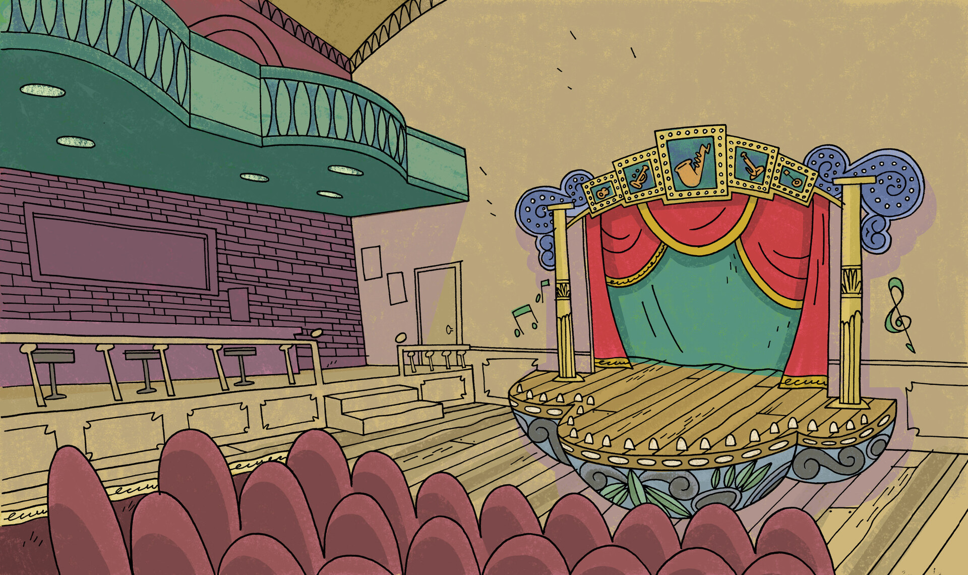 ArtStation - Razzberry Jazzbery Jam Set - Stage