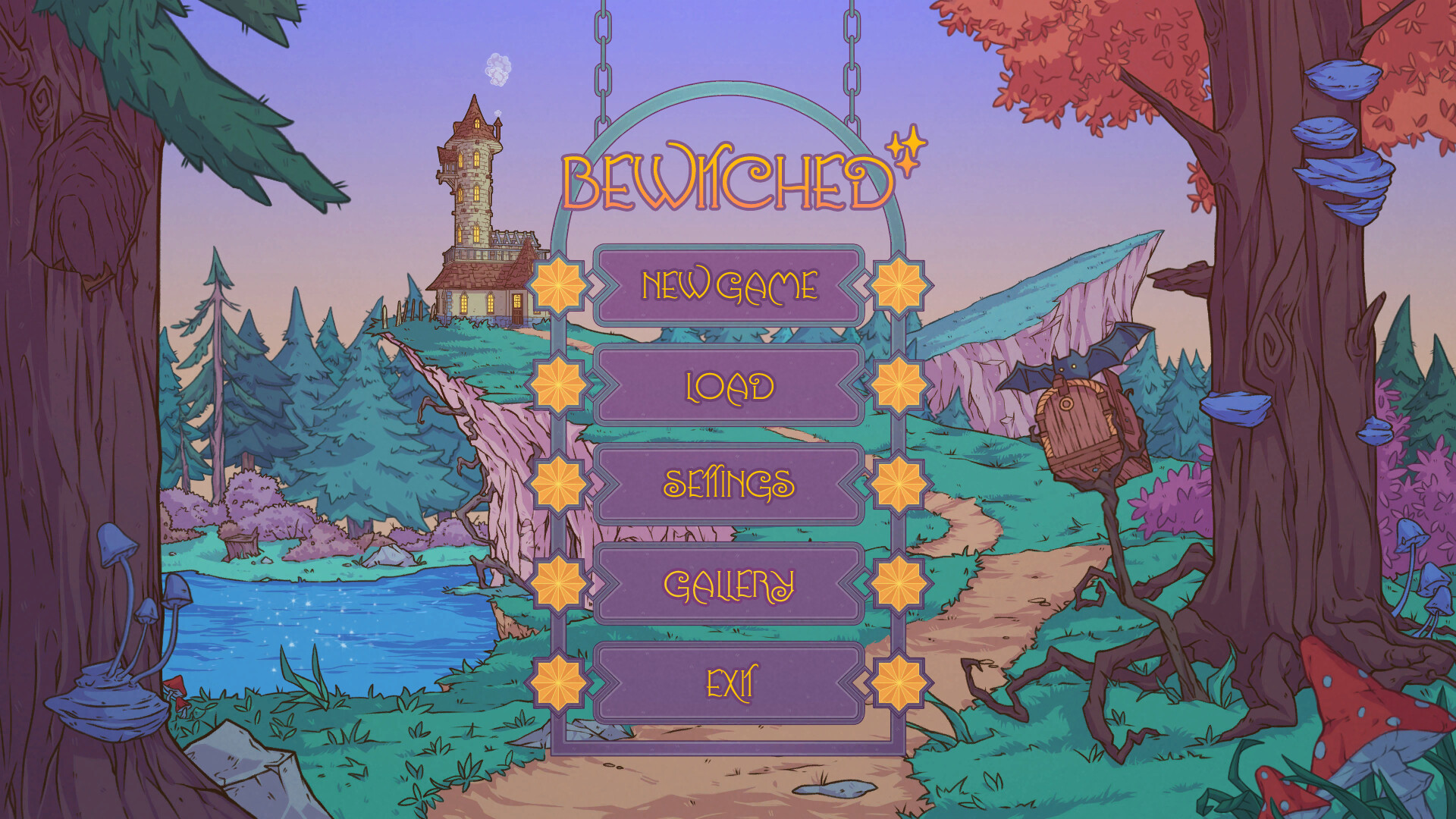 ArtStation - UI for VN Bewitched