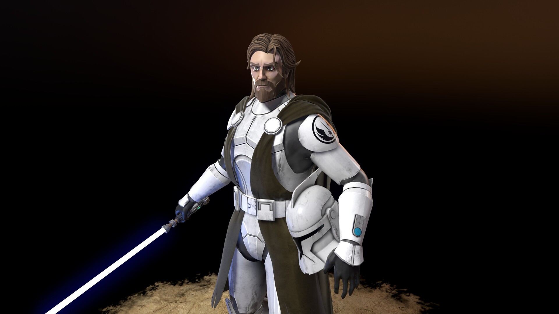 Obi Wan Kenobi Clone Wars 2003