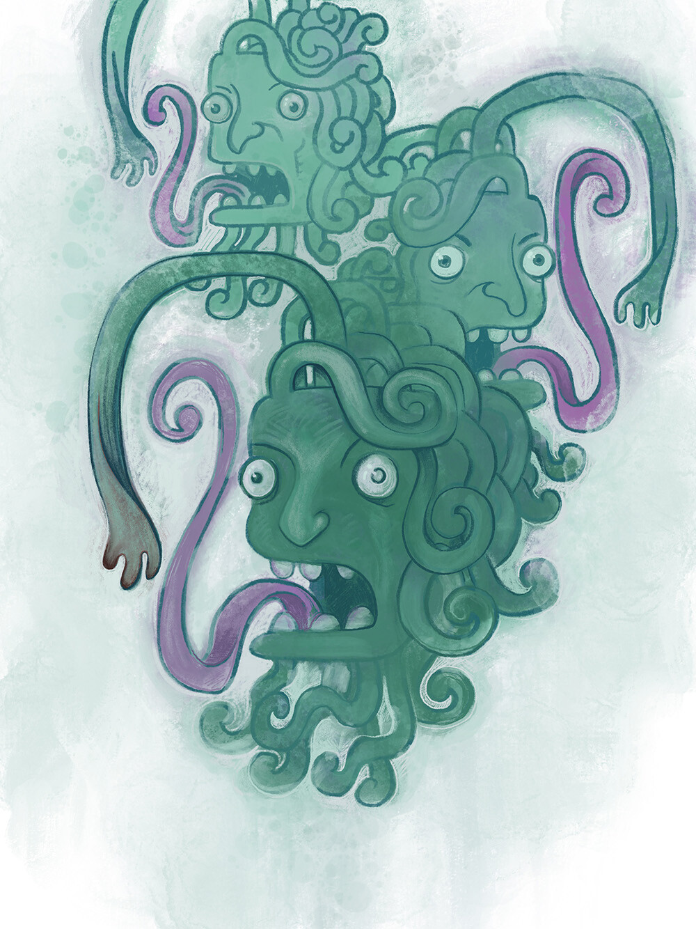 ArtStation - Oni Heads