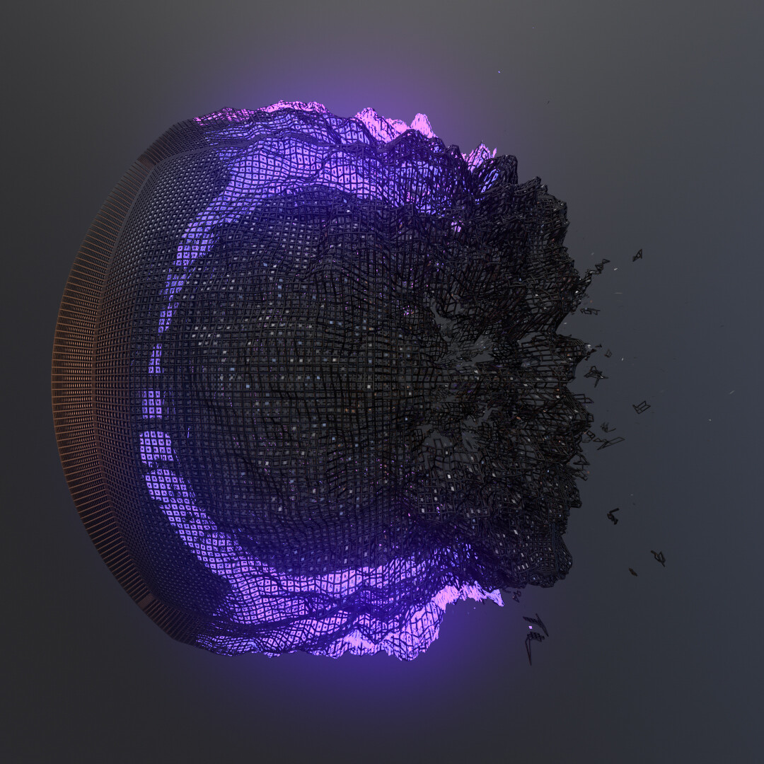 ArtStation - Cube Destruction (Animation)