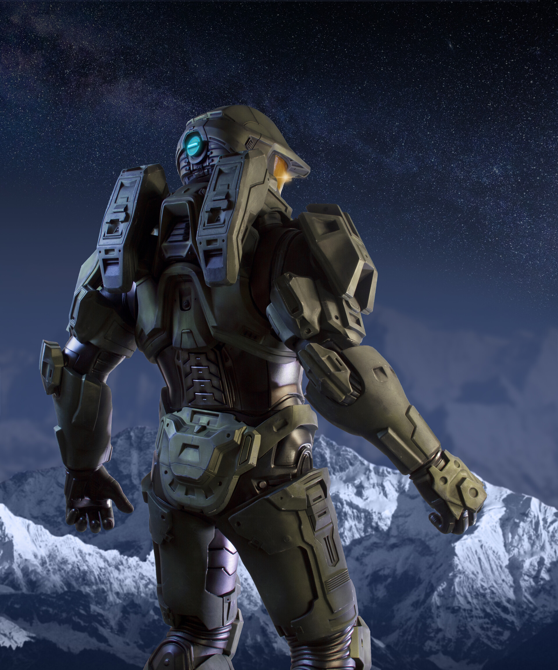Jack Staley - Life-size 3D printed Master Chief