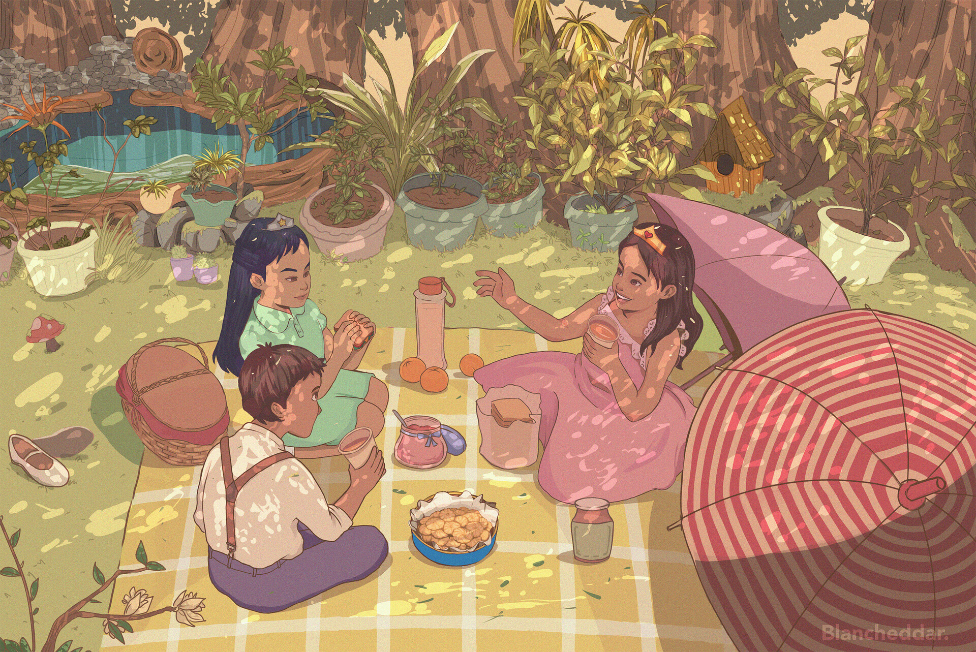 ArtStation - Picnic Garden